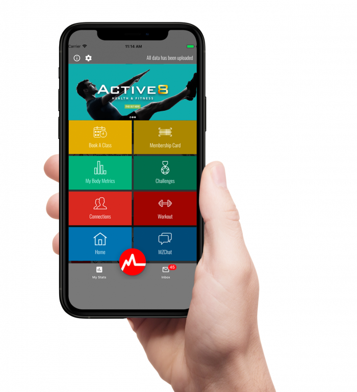 Active8 offers clients Myzone heart rate training in Bristol